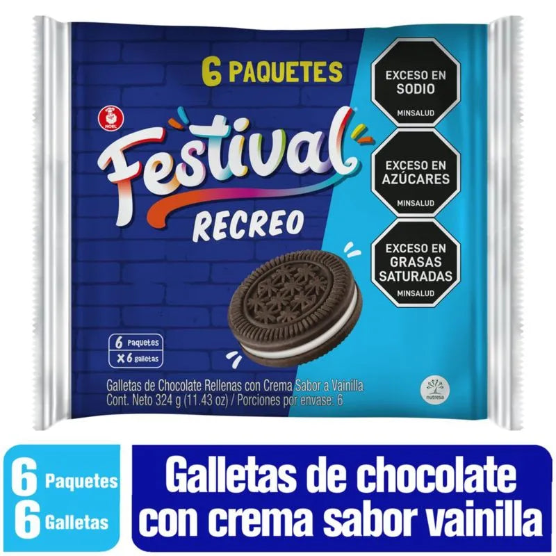 Galleta festival recreo – Chocolatisimo Online