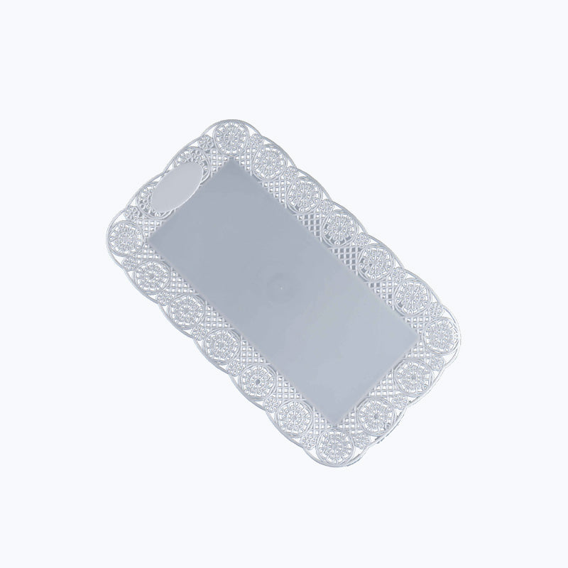 Bandeja rectangular con borde festoneado – Chocolatisimo Online
